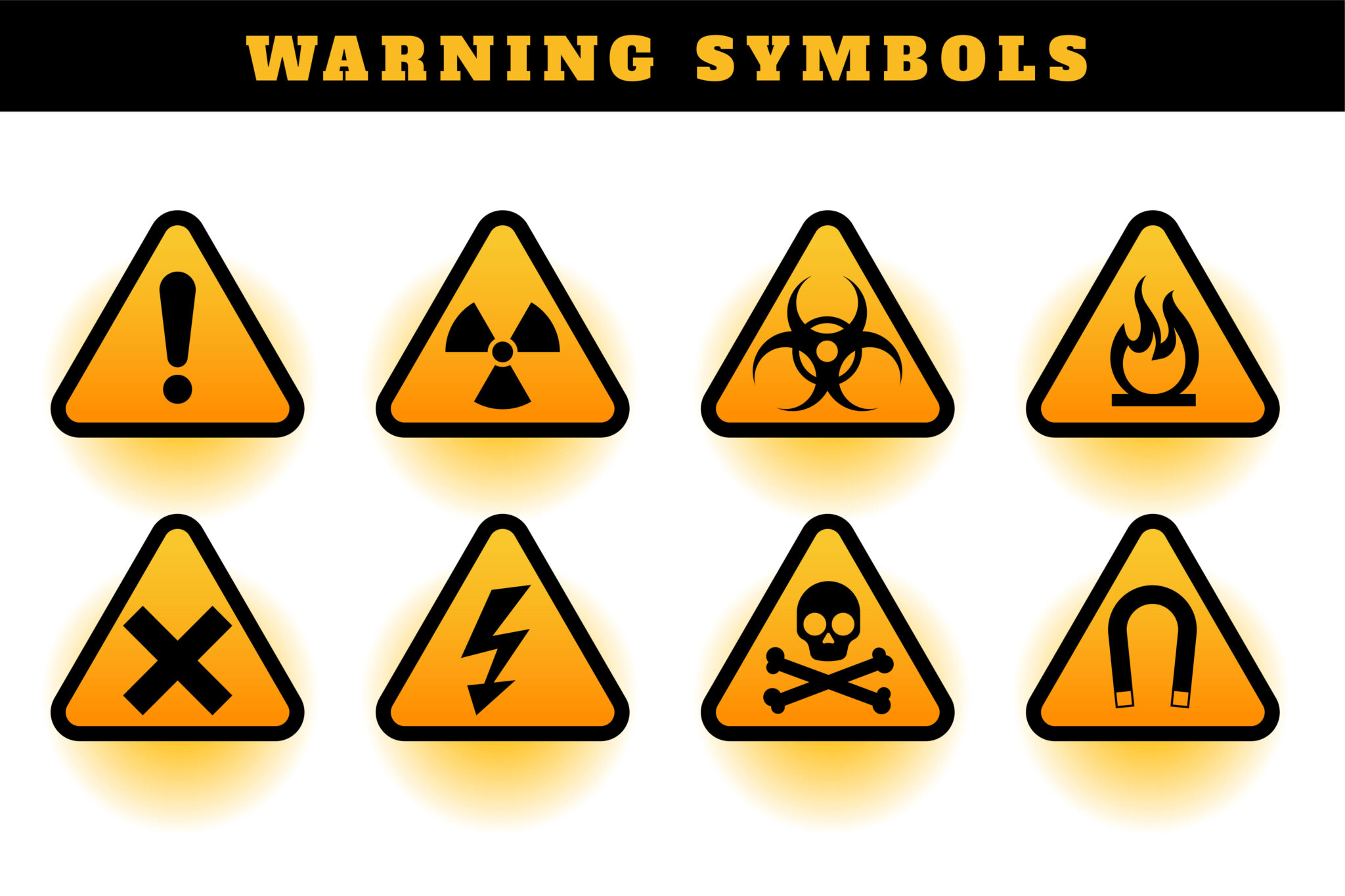 COSHH Warning Symbols – Fire Safety and Hazardous Substances Signs ...