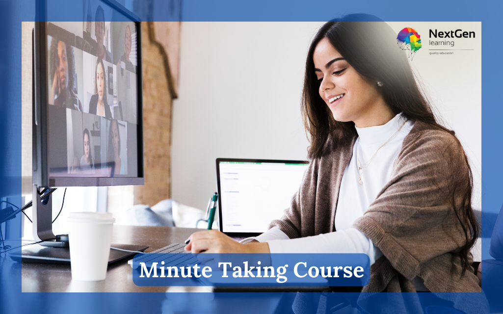 Minute Taking Course – Online Course with Certificate