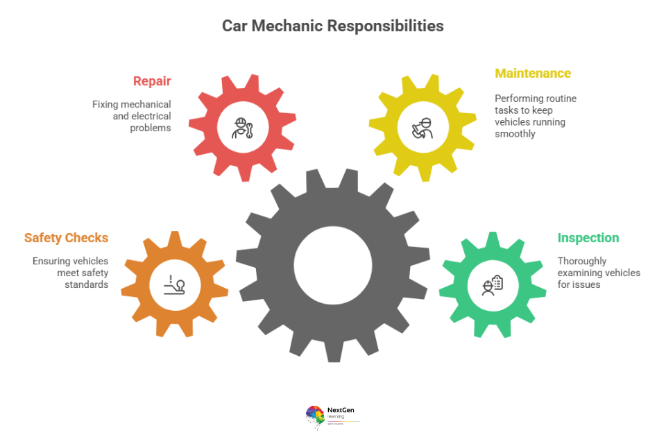 core responsibilities of a car mechanic – Next Generation Learning