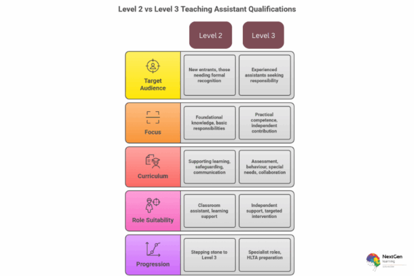Teaching Assistant Qualifications (Level 2, 3, SEN & HLTA)